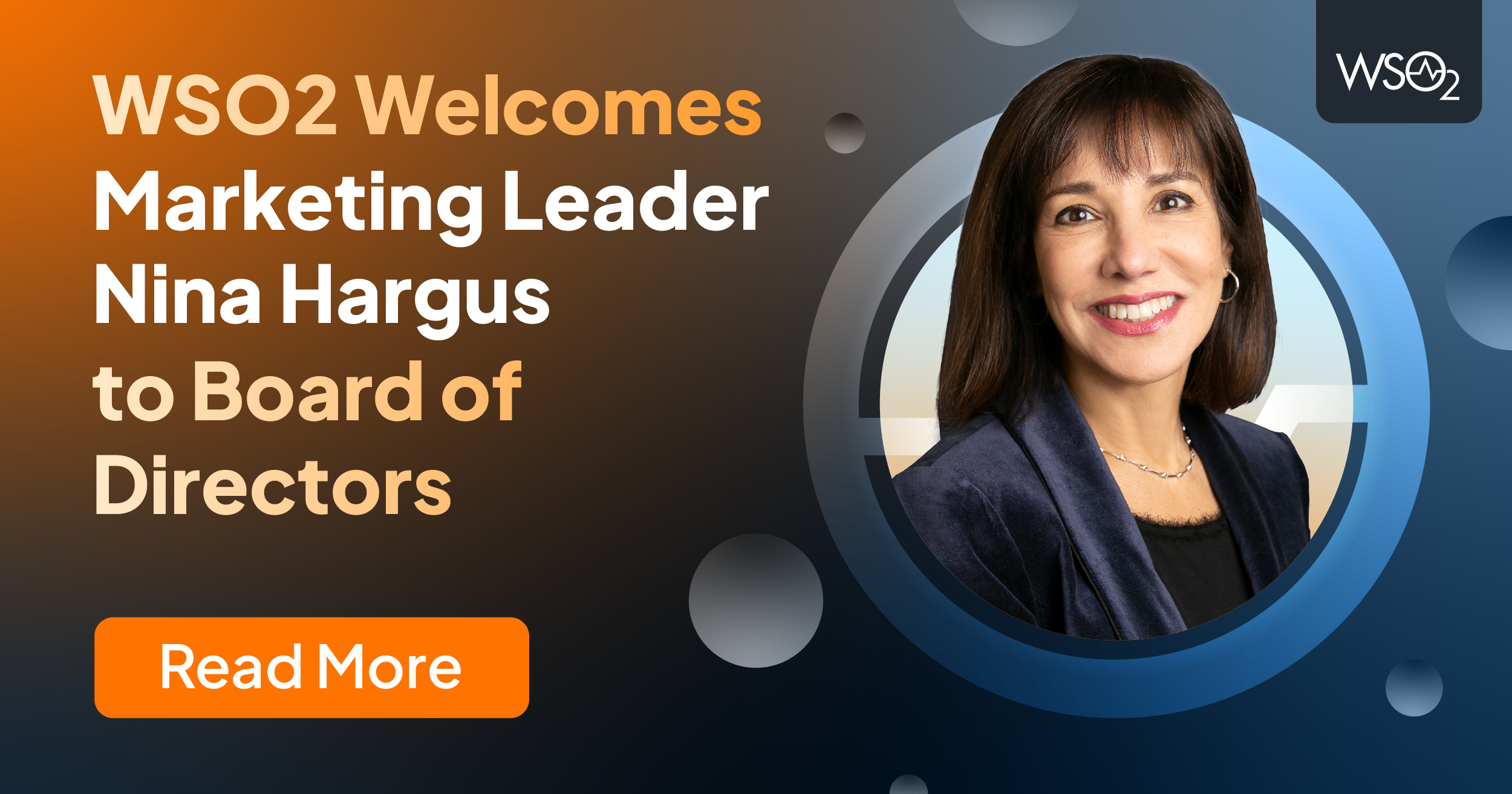 WSO2 Welcomes Marketing Leader Nina Hargus to Board of Directors